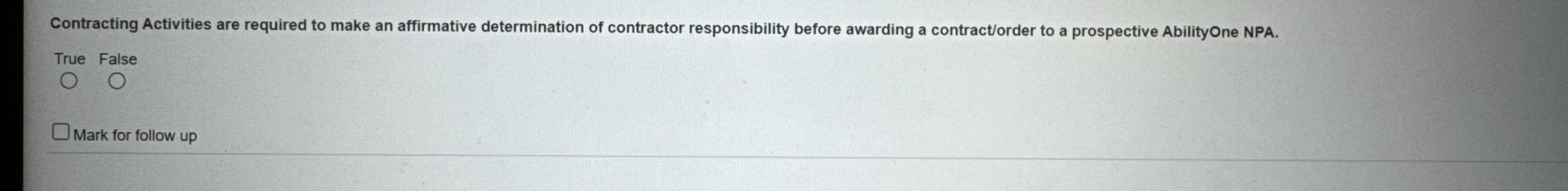 Solved contracting activity does not agree with the FMP.True | Chegg.com