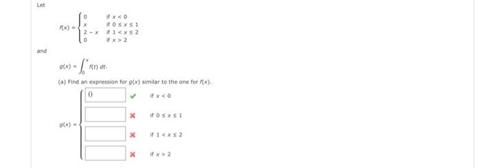 Solved Let f(x)=⎩⎨⎧0x2−x0 if x