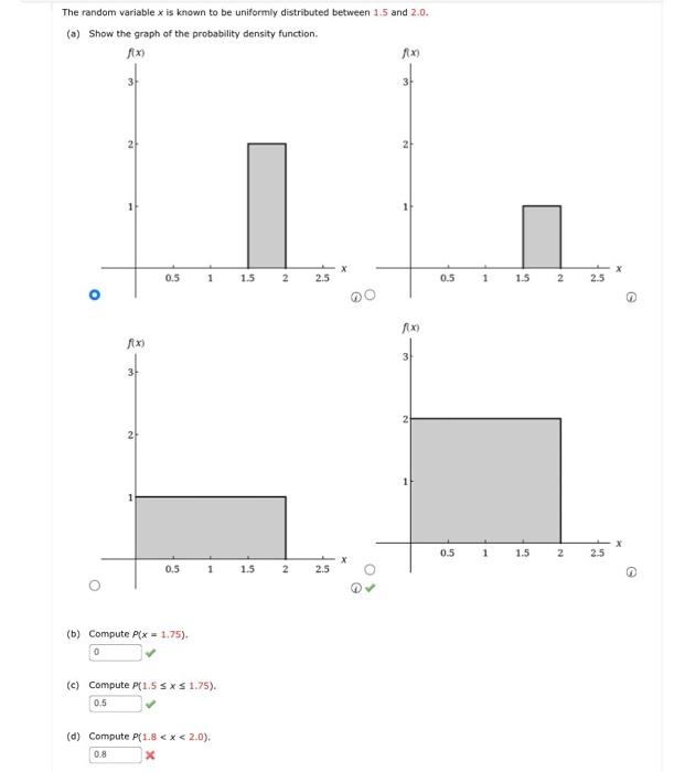 Solved The random variable x is known to be uniformly | Chegg.com