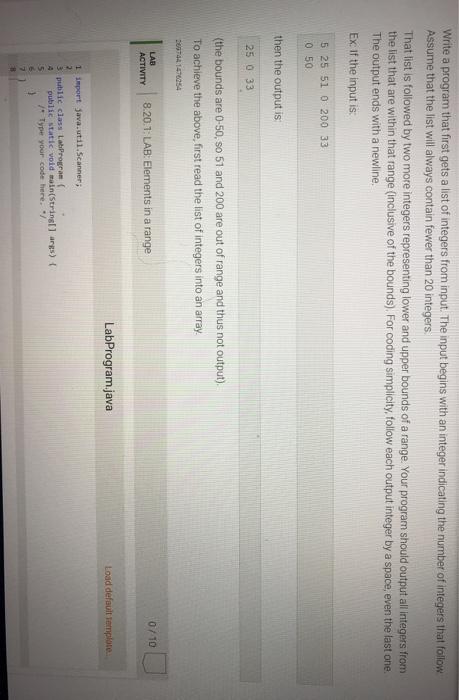Solved Write a program that first gets a list of integers | Chegg.com