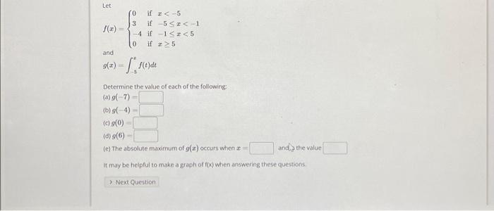 Solved f(x)=⎩⎨⎧03−40 if x