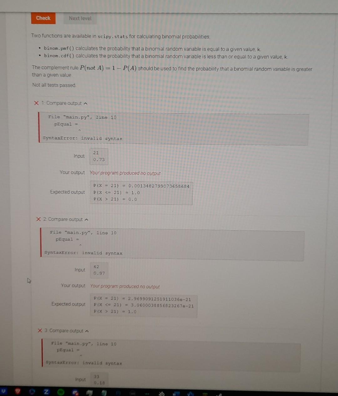 Solved CHALLENGE 3.4.2: Calculating probabilities using | Chegg.com