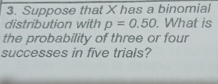 Solved Suppose that x ﻿has a binomial distribution with | Chegg.com