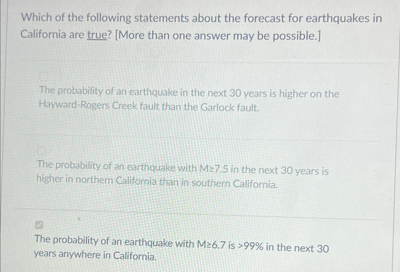 Solved Which of the following statements about the forecast | Chegg.com