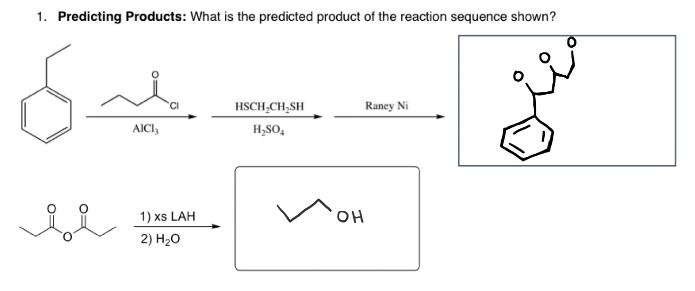 Solved Predicting Products: What is the predicted product of | Chegg.com