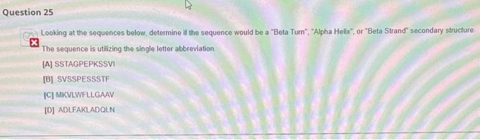 Solved Looking at the sequences below, determine if the | Chegg.com