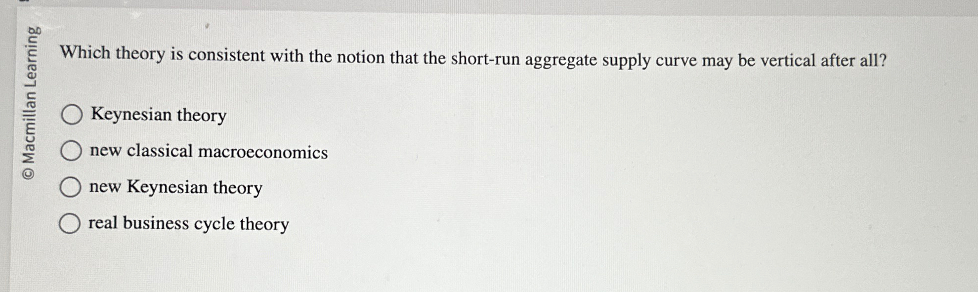 Solved Which theory is consistent with the notion that the | Chegg.com
