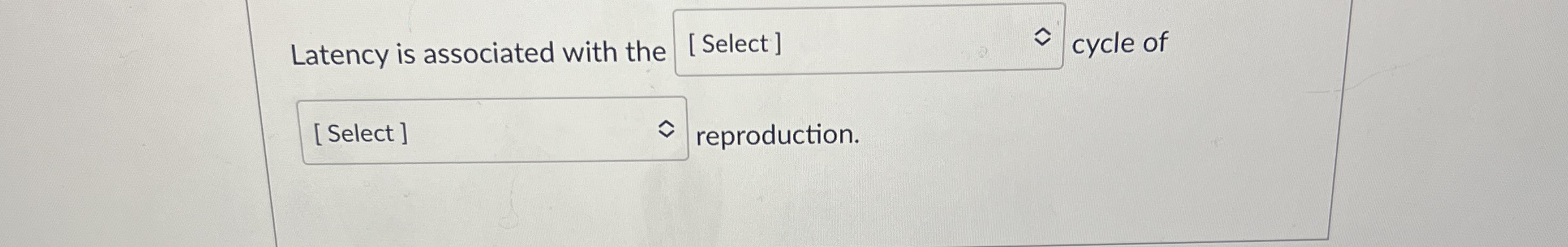 Solved Latency is associated with the ﻿cycle of | Chegg.com