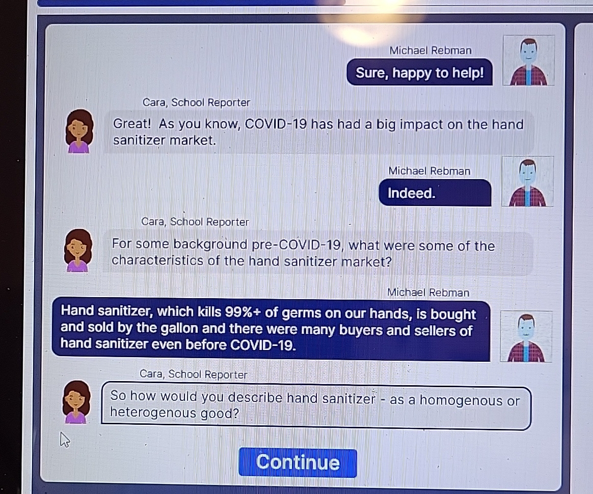 High Quality SOLUTION Michael RebmanSure, happy to help!Cara, School ...