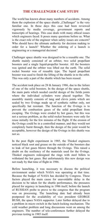 Solved Instructions Read through the case study from the | Chegg.com