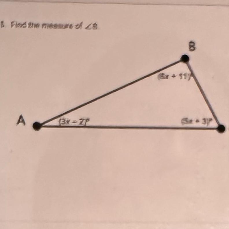 Solved 6x+ 11 ﻿is point b | Chegg.com
