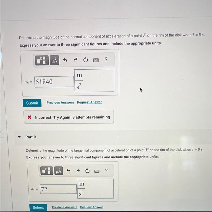 Solved The disk starts from rest and is given an angular | Chegg.com