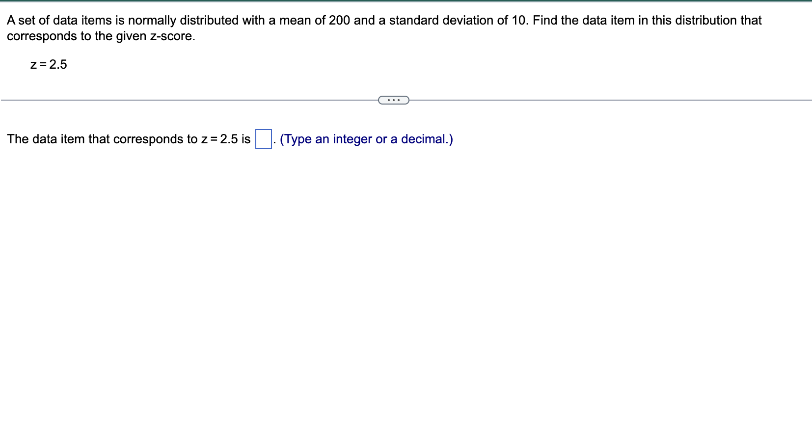 Solved A set of data items is normally distributed with a | Chegg.com