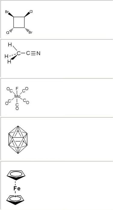 Solved Determine the point groups | Chegg.com