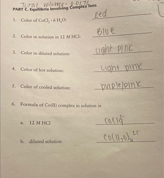Solved 1. Color of methyl violet in water: 2. Reagent | Chegg.com