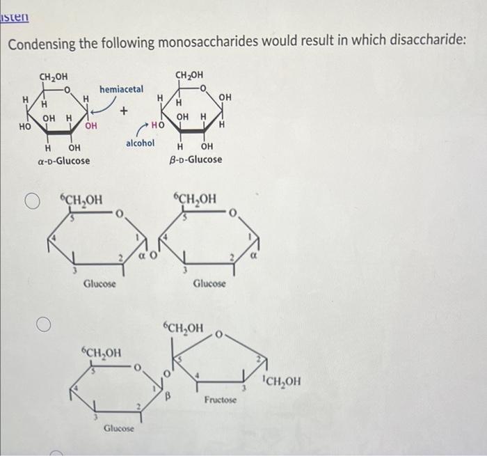 Solved Which of the following Hawthorn structures is correct | Chegg.com