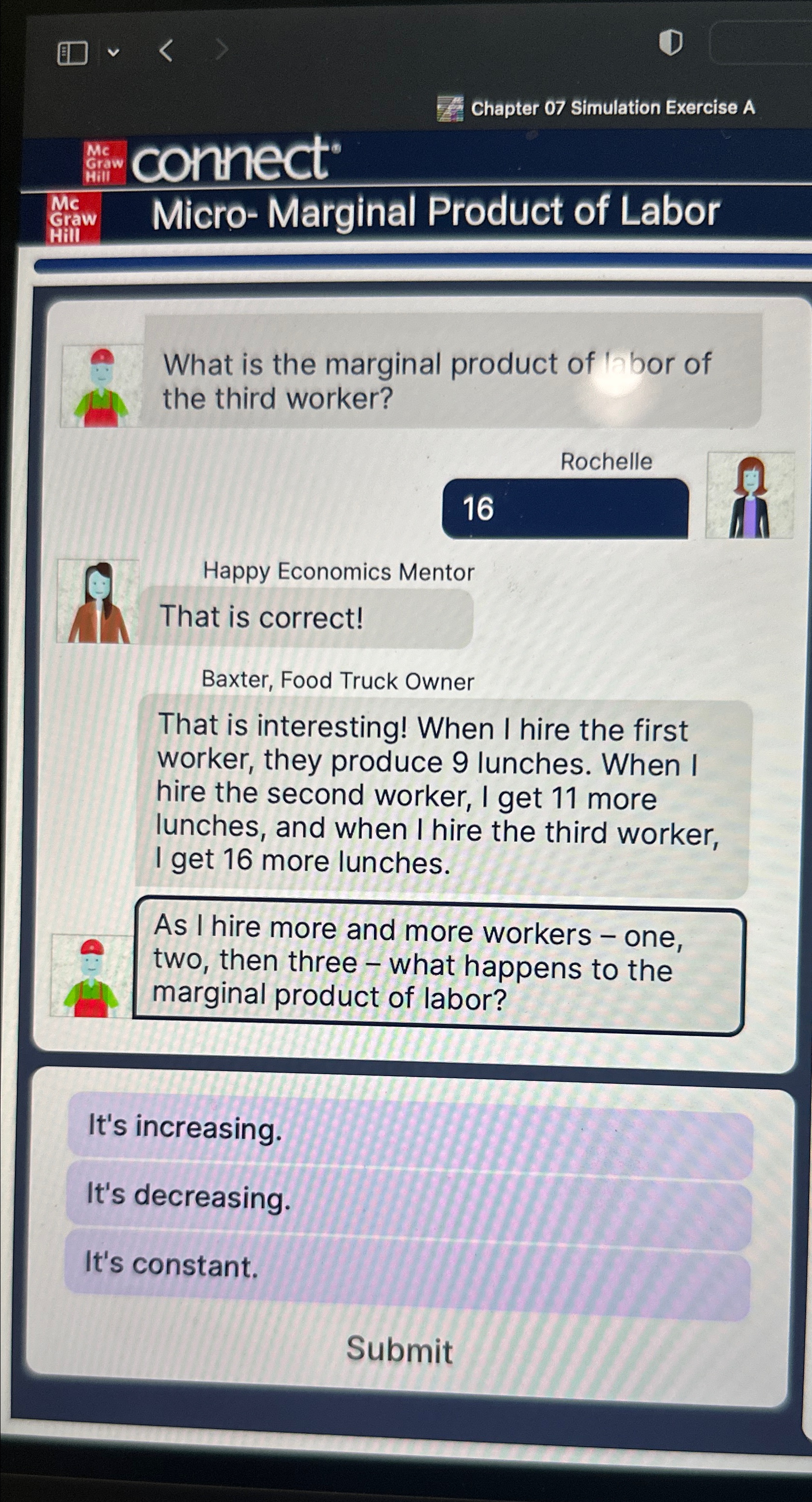Solved Chapter 07 ﻿Simulation Exercise | Chegg.com