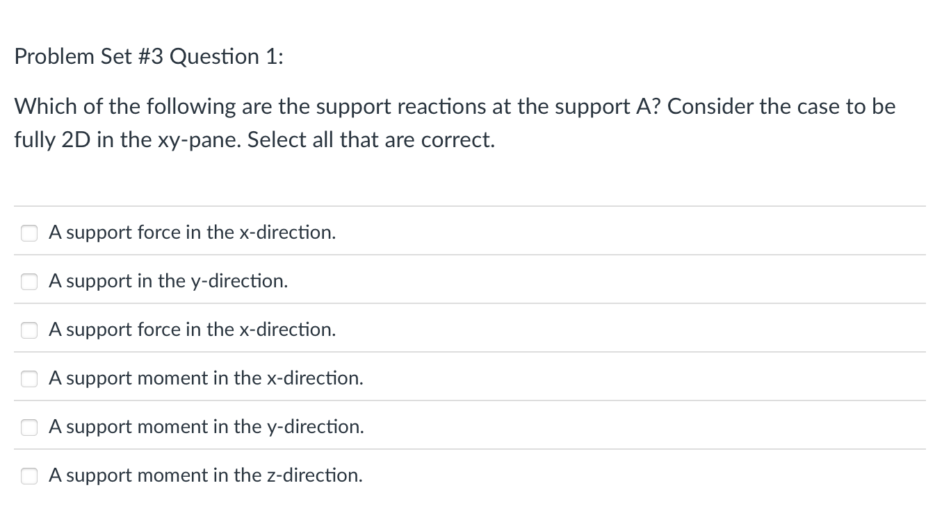 Solved Problem Set \#3 ﻿Question 1:Which of the following | Chegg.com