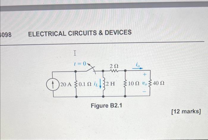 Solved Figure B1.2 B2. a) For the circuit in Figure B1.2 | Chegg.com