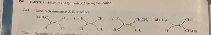 Solved 7-40 Draw a structure for each compound (includes old | Chegg.com