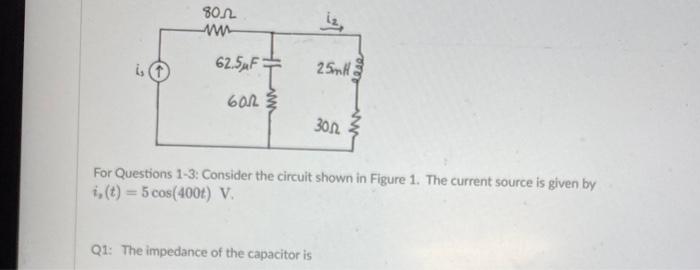 Solved WHAT the impedance of the inductor is? The sinusoidal | Chegg.com