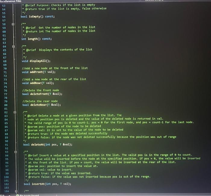 Solved as the code is now it passes the compile test and | Chegg.com