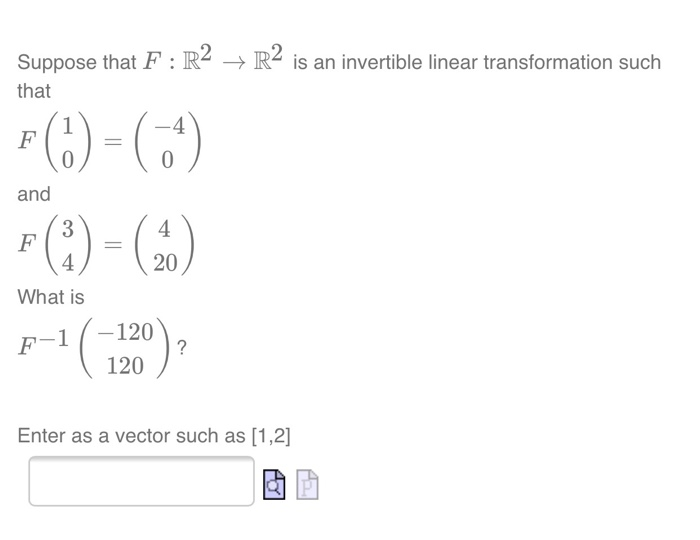 Solved Let F : R5 + R4 be a linear transformation with range | Chegg.com