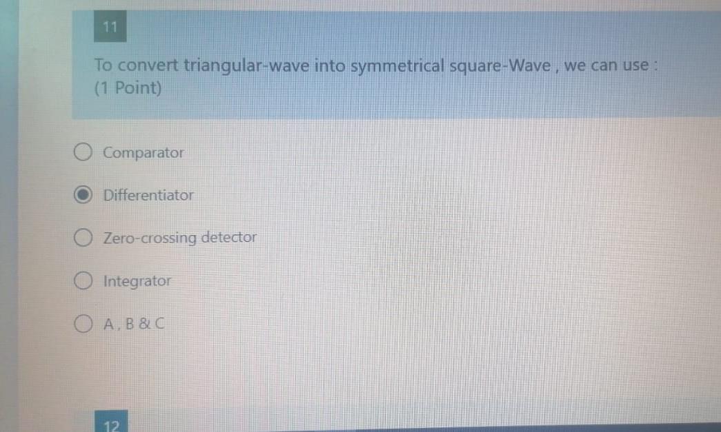 Solved 11 To convert triangular-wave into symmetrical | Chegg.com