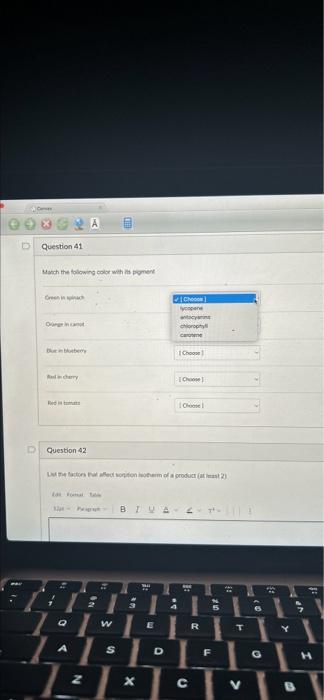 Solved Question 42 List the factors that affect sorption | Chegg.com