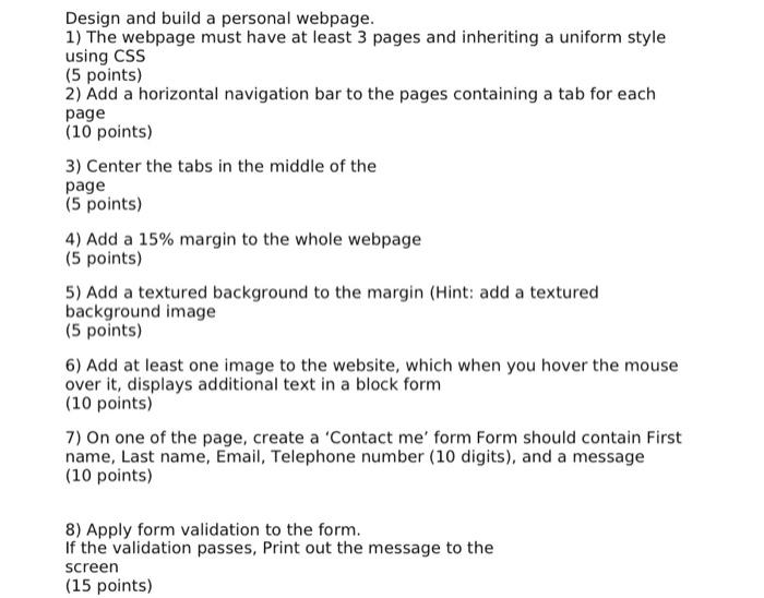 Solved I need elements for this ! I know how to input images | Chegg.com