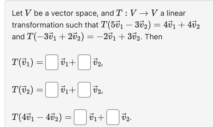 Solved Let V be a vector | Chegg.com