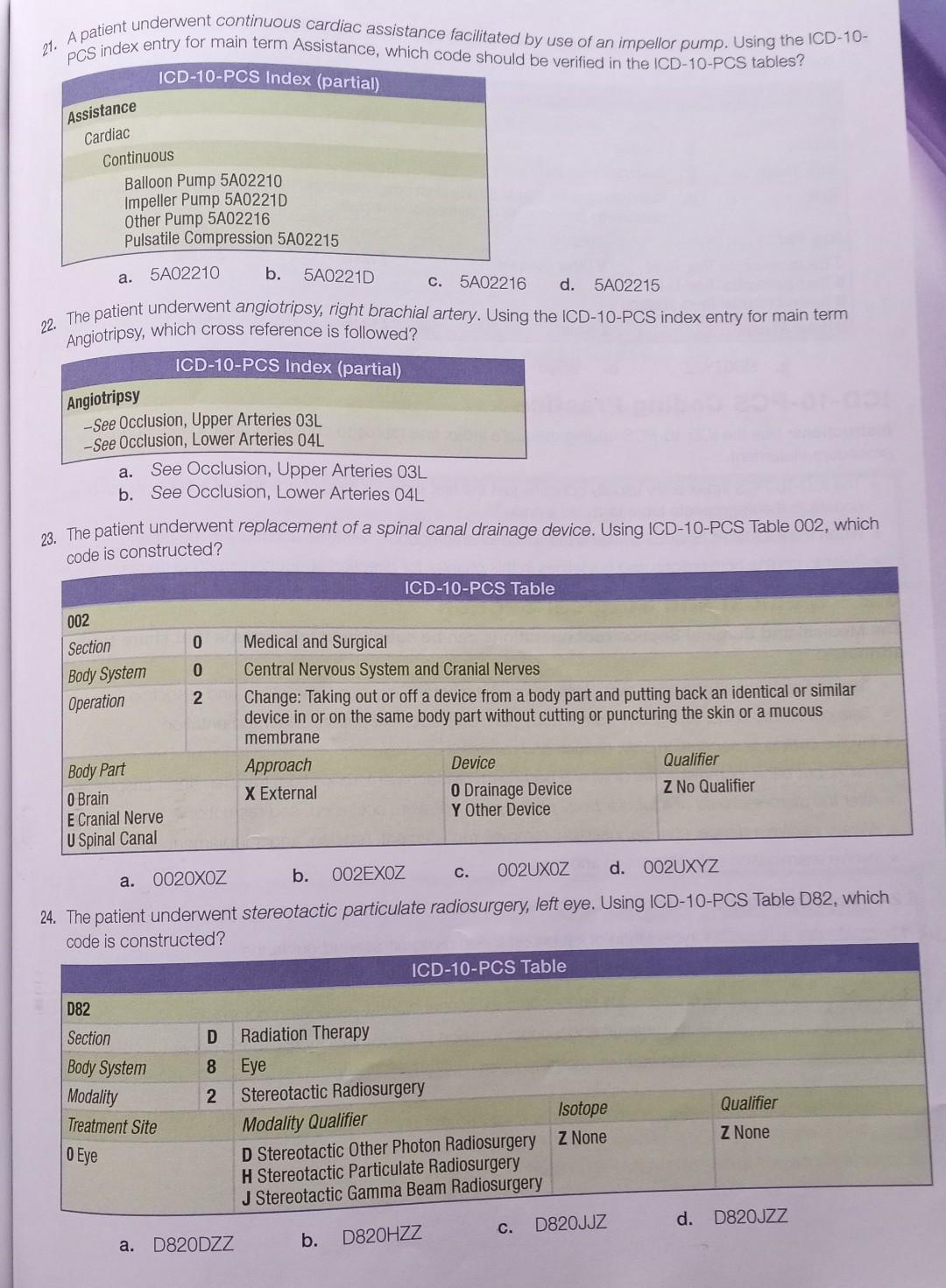 Solved 21. A patient underwent continuous cardiac assistance | Chegg.com
