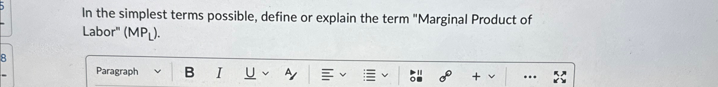 Solved In the simplest terms possible, define or explain the | Chegg.com