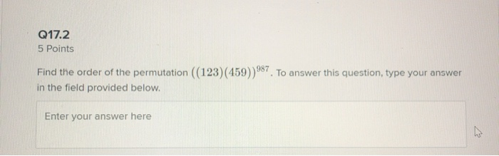 Solved Q17.1 5 Points Write (12345) E Ss as a product of | Chegg.com