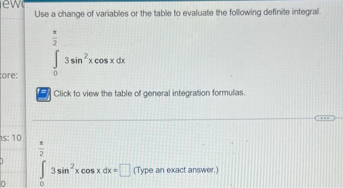 Solved 1 1 cos ax dx = - sin ax + C sin ax dx = 1 cos ax + C | Chegg.com