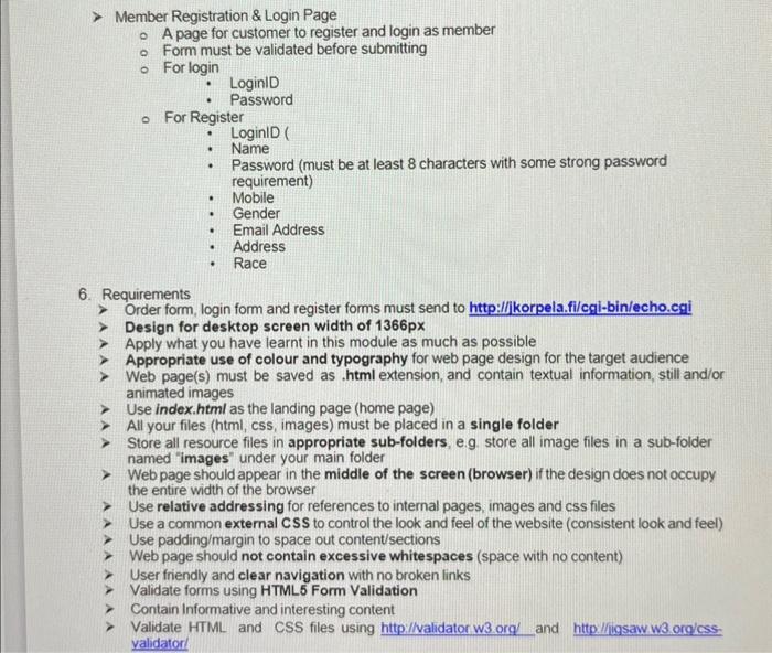 Solved hello, pls help me to create a website using html, | Chegg.com