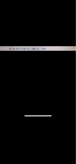 Solved Polynomial Curve Fitting In Exercises 1-12, (a) | Chegg.com