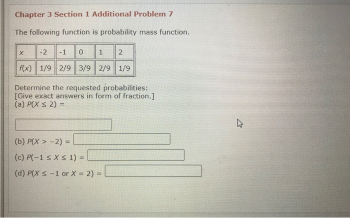 Solved Chapter 3 Section 1 Additional Problem 7 The | Chegg.com