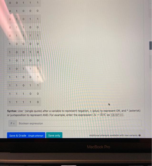 Solved HW4.17. Expressing a Boolean Function as a Minimal | Chegg.com