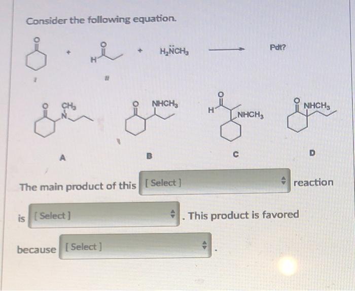 Solved Consider the following equation. HÄCH, Pot? NHCH3 | Chegg.com