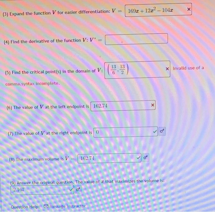 Solved Open-box Problem. An open-box (top open) is made from | Chegg.com