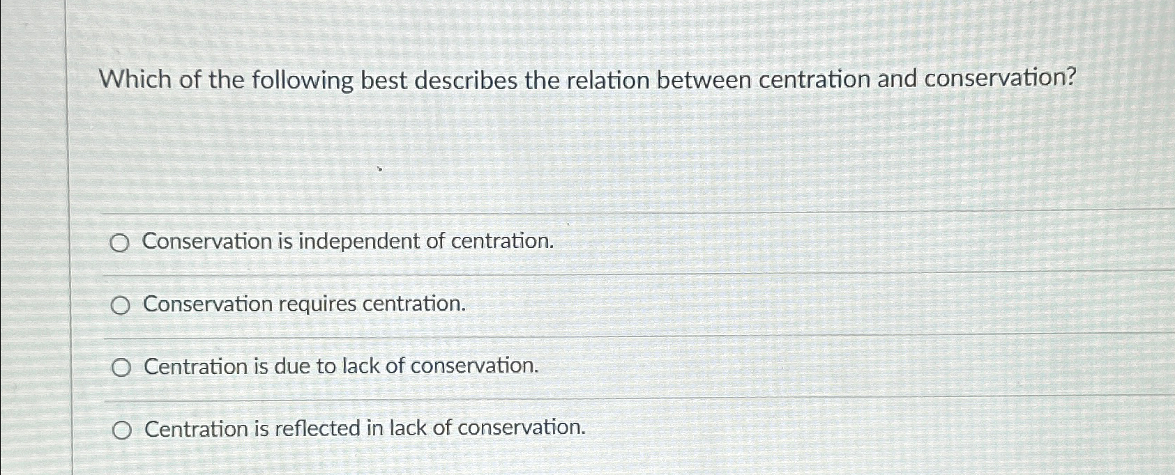 Solved Which of the following best describes the relation | Chegg.com