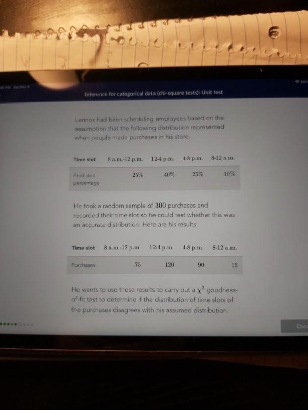 Solved Inference for categorical data (chi-square tests: | Chegg.com
