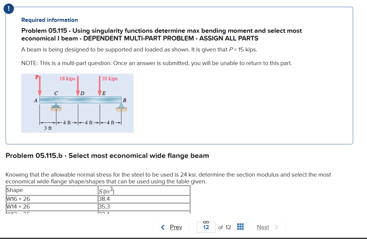 Solved Required informationProblem 05.115 - ﻿Using | Chegg.com