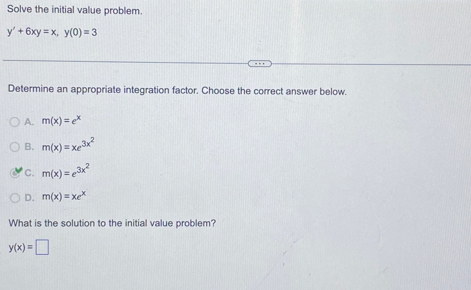 Solved Solve the initial value | Chegg.com