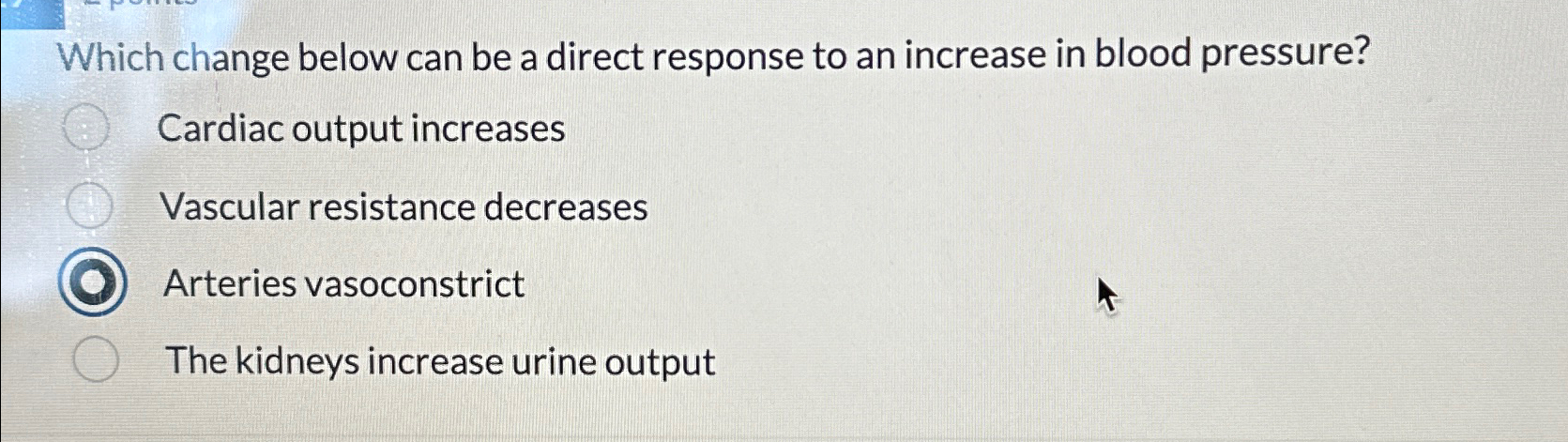 Solved Which change below can be a direct response to an | Chegg.com
