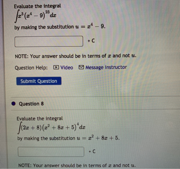 Solved Consider the indefinite integral 22. 23 + 6 de: This | Chegg.com Solved Consider the indefinite integral 22. 23 + 6 de: This | Chegg.com