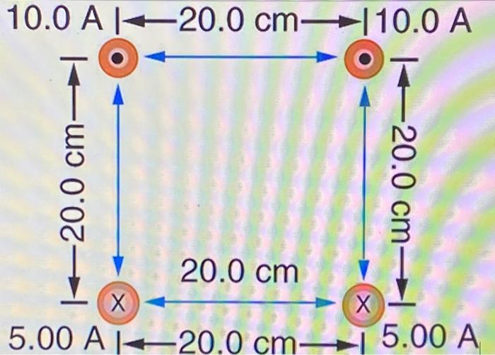 For the wire arrangement on the right (the square), | Chegg.com