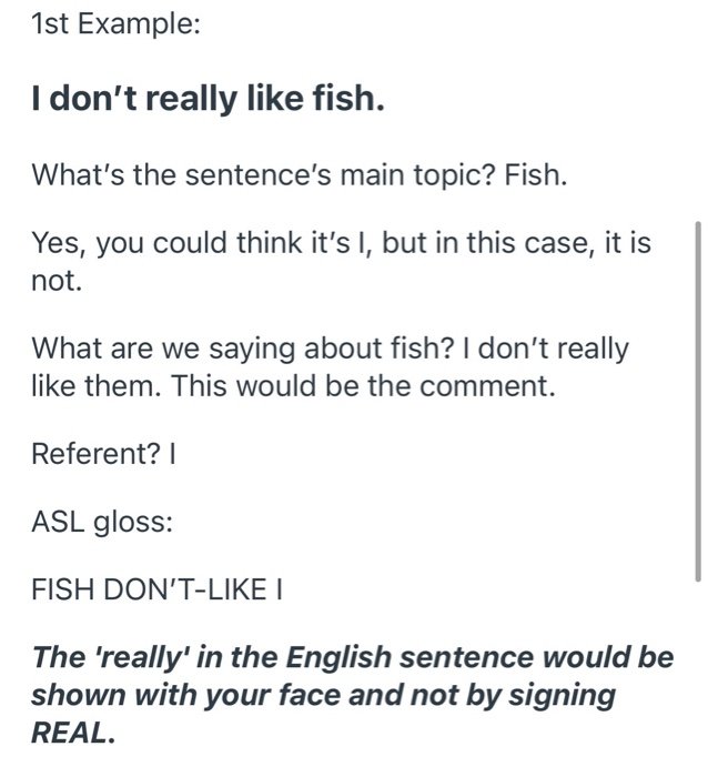 Topic Comment Structure TOPIC The Subject Of The Chegg