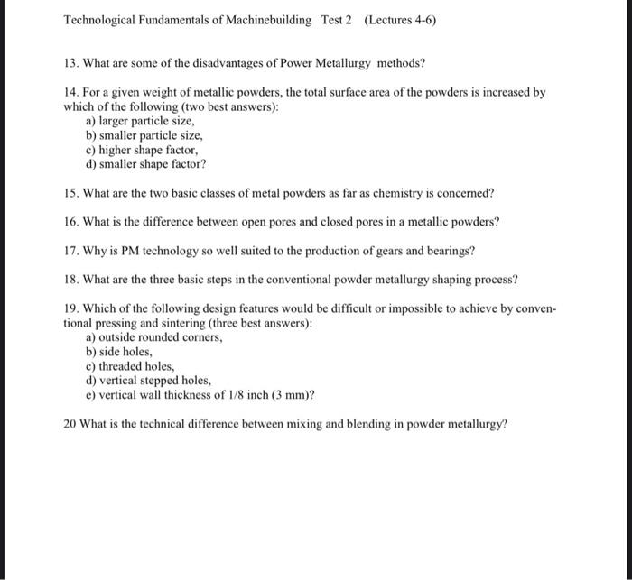 Solved 1. List the main categories of plastics shaping | Chegg.com